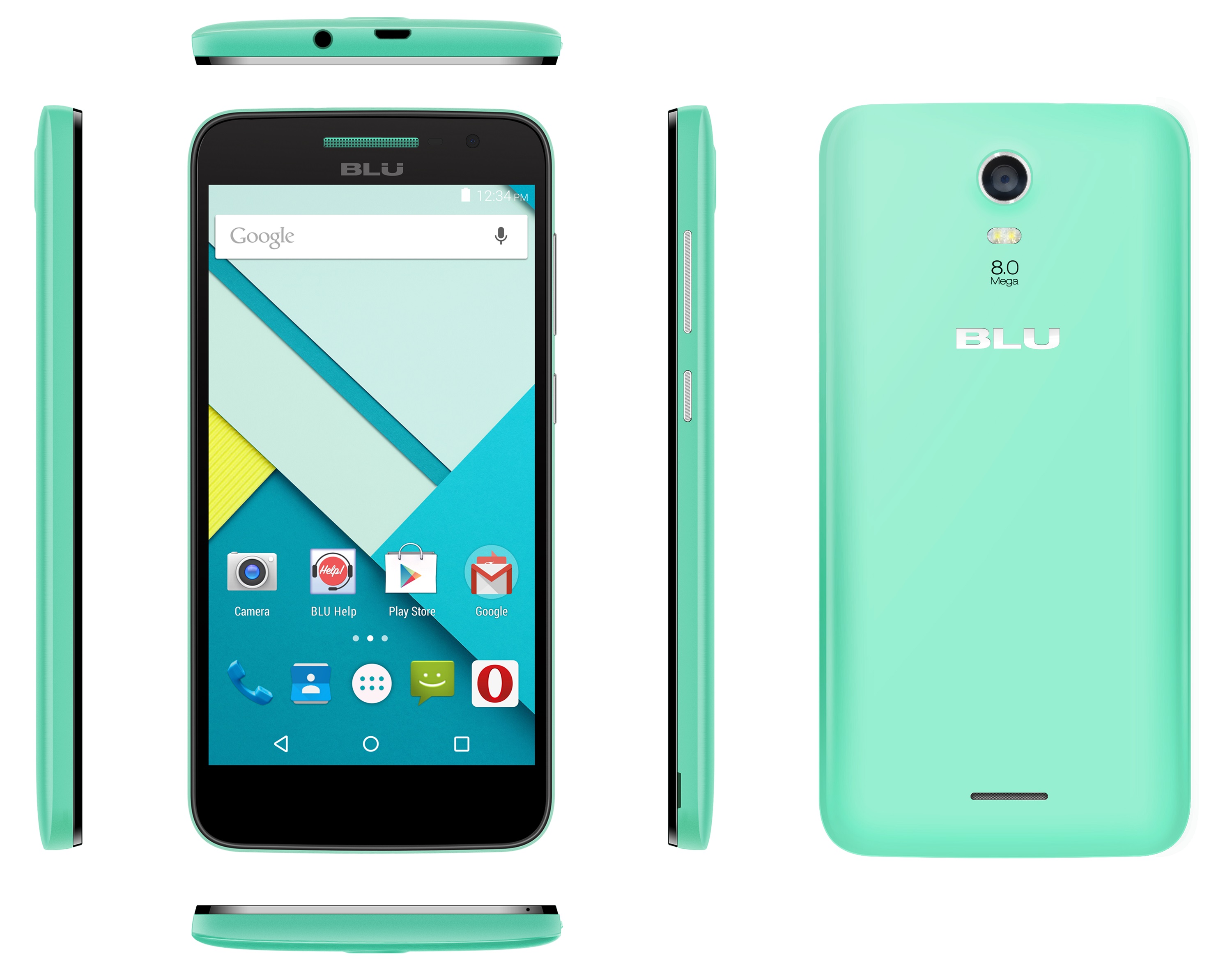 New BLU Studio C D830u Unlocked GSM Dual-SIM Quad-Core Android 5.0 ...