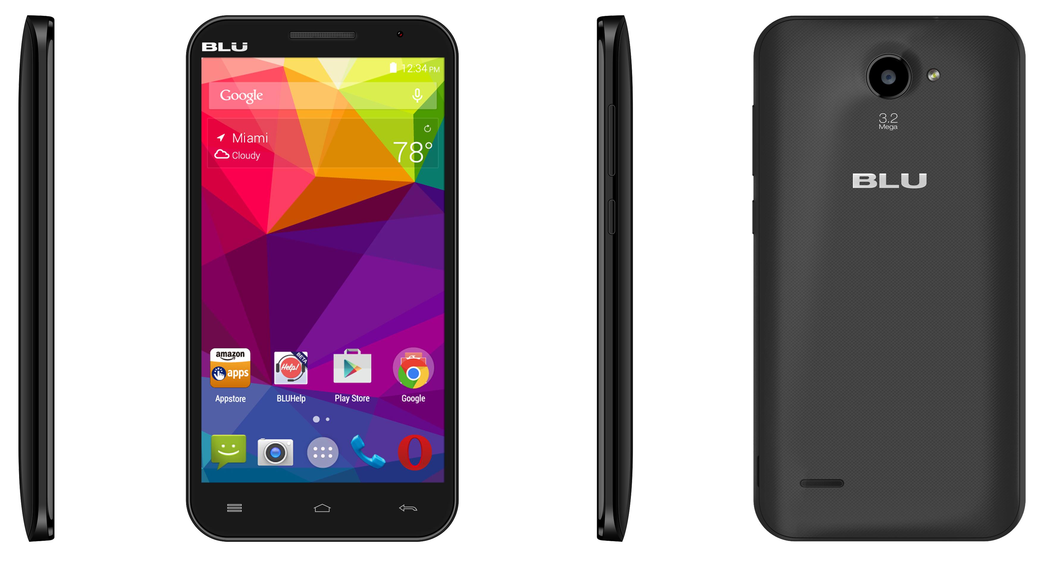 New BLU Studio Neo 5.5 N030L Unlocked GSM Quad-Core Android Cell Phone ...